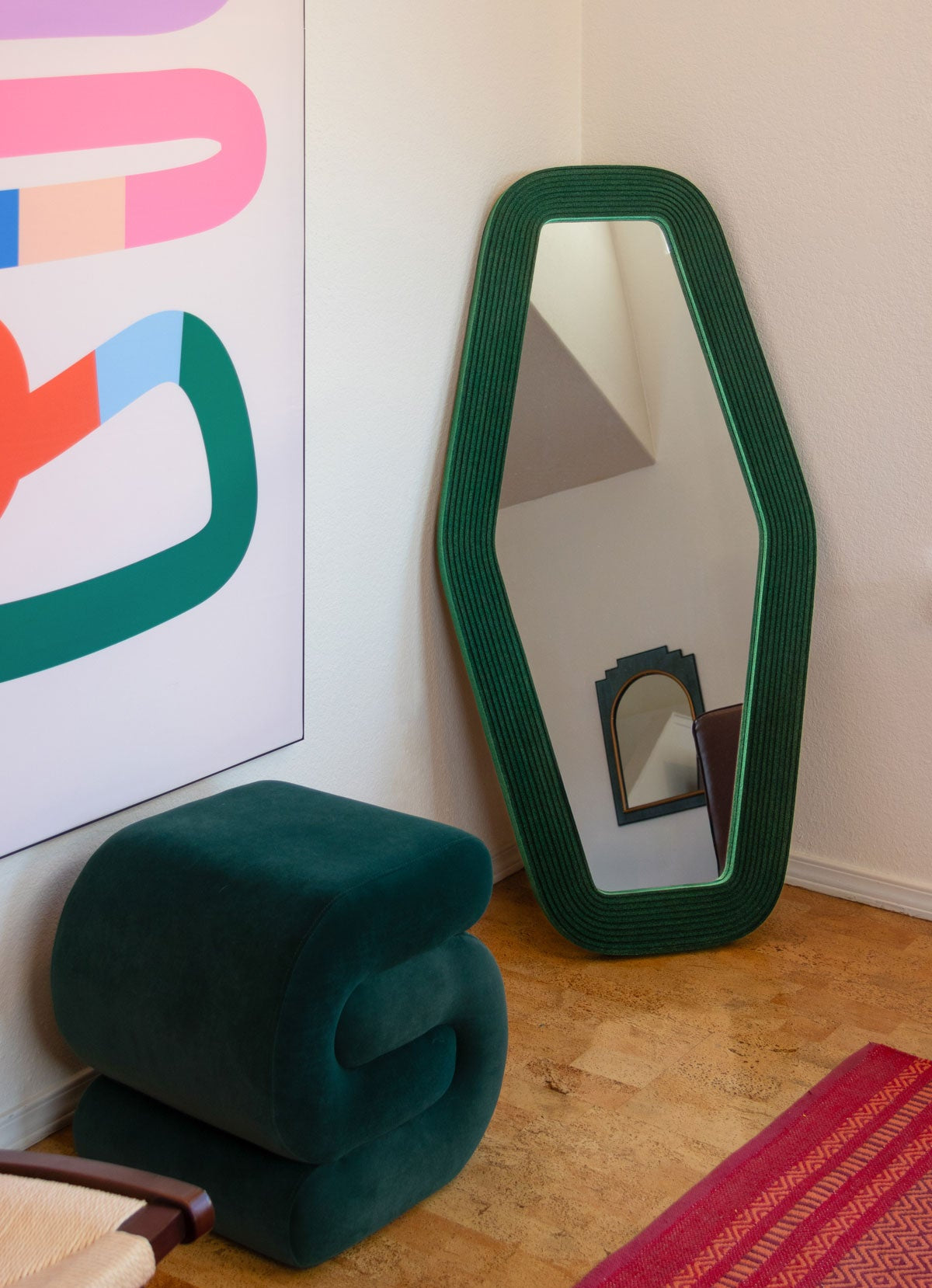 Wander Hex Wall Mirror | Modern Geometric Wall Decor